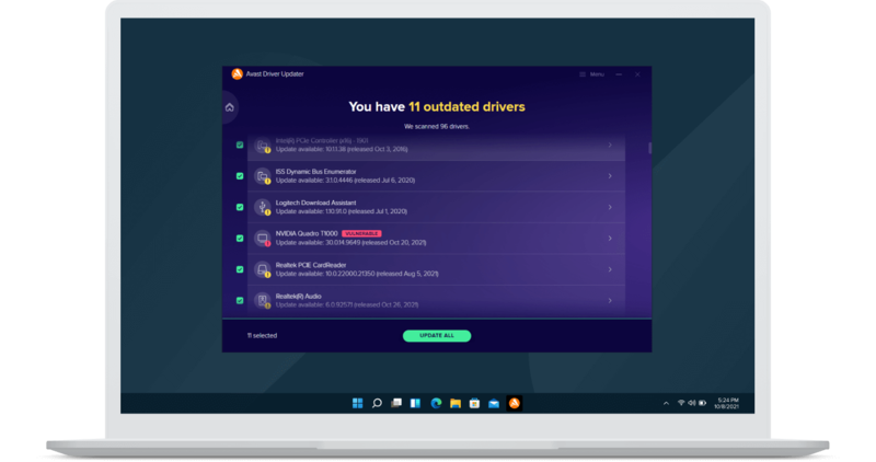 Avast Driver Updater і сканування Безкоштовна перевірка