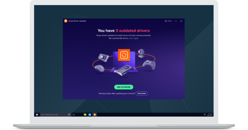 Avast Driver Updater і сканування Безкоштовна перевірка
