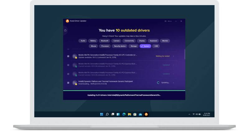 Avast Driver Updater y software de análisis | Análisis gratuito