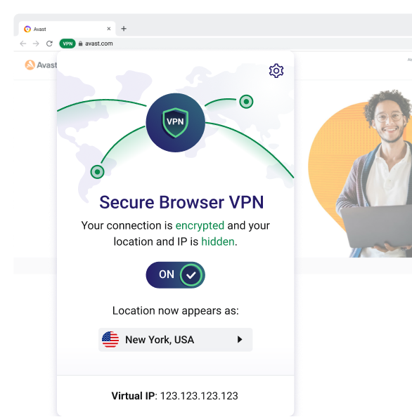 Browser Privat Bebas Pelacakan | Avast Secure Browser