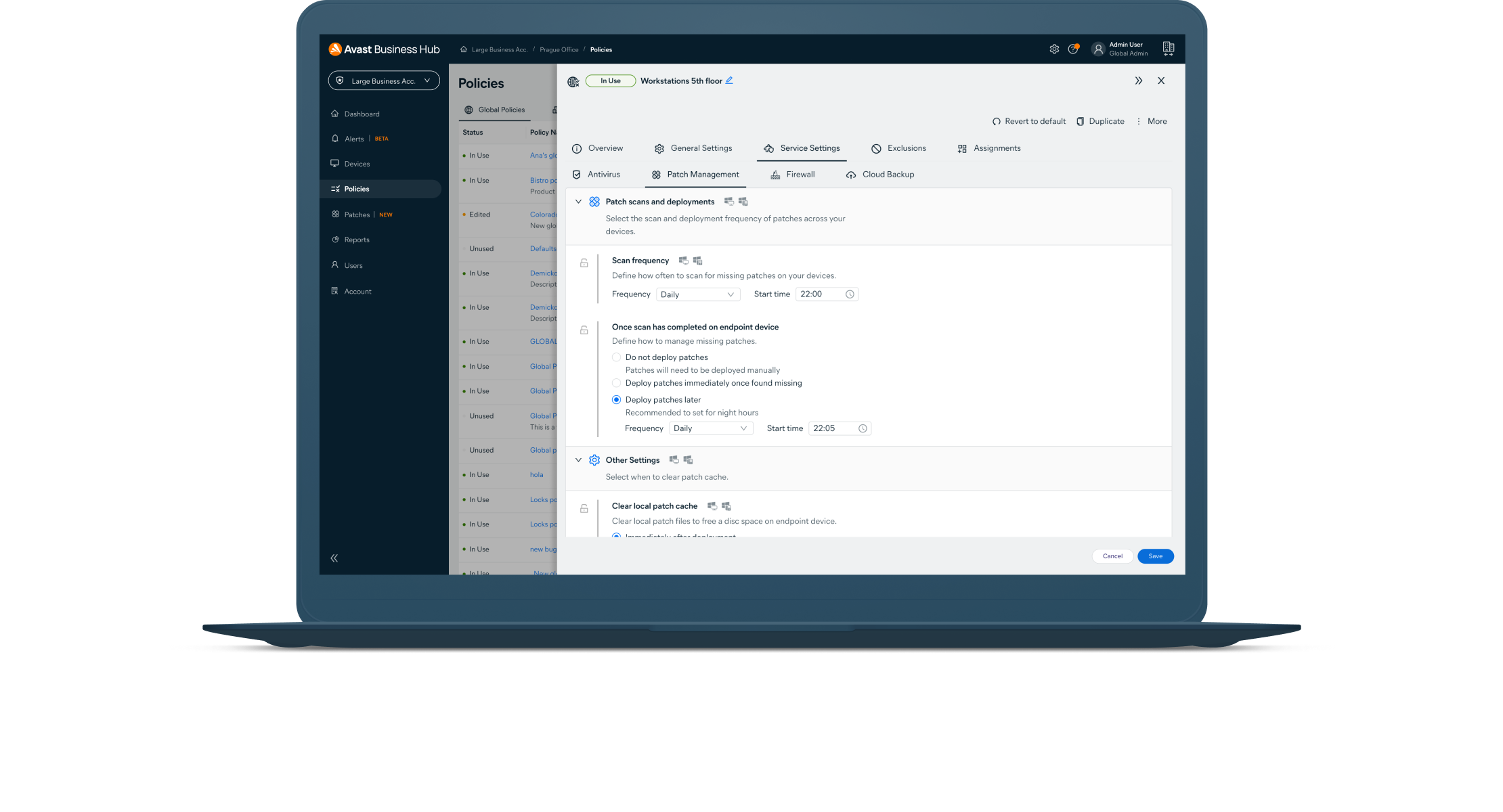 Patch Management | Automatic patching | Avast Business