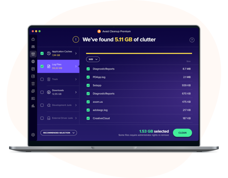 Mac Cleanup Software | Clean up & Speed up your Mac | Avast