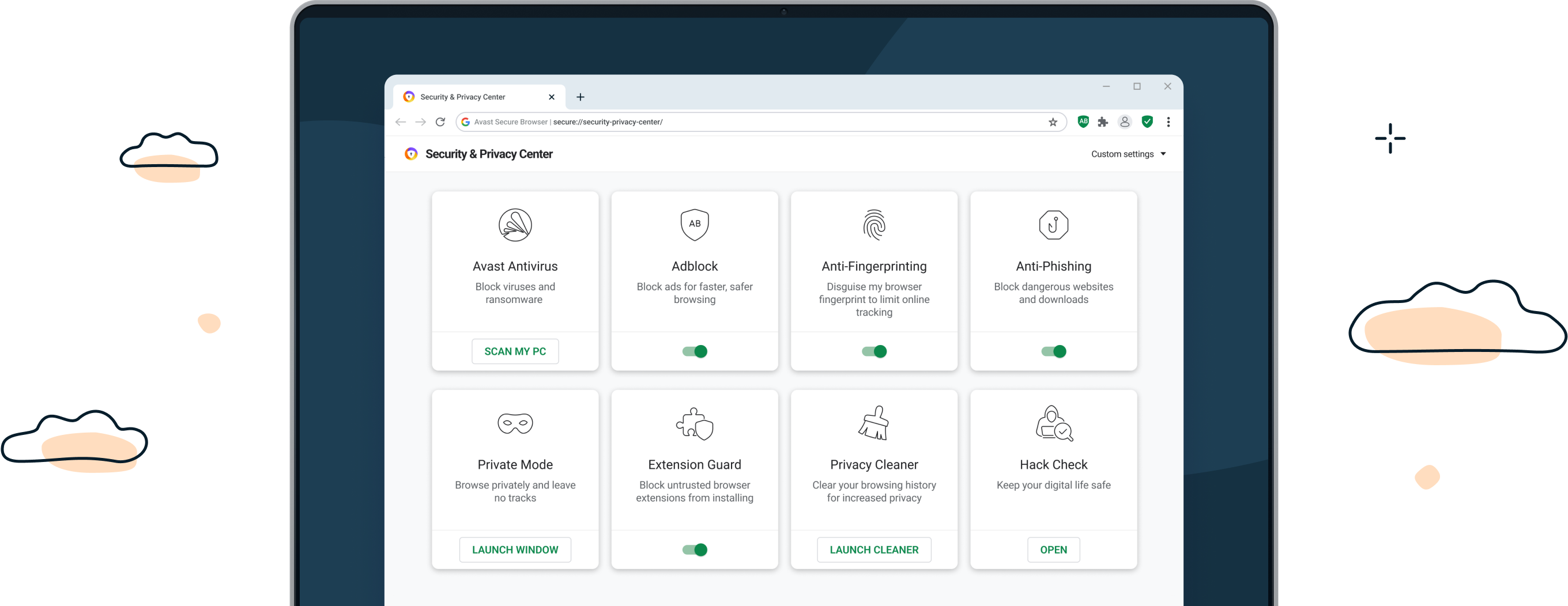 Ladda ner en gratis privat webbläsare | Avast Secure Browser