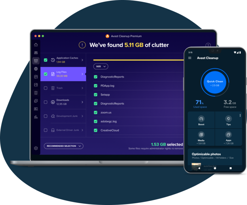 برنامج تنظيف الكمبيوتر | تجربة مجانية | Avast Cleanup