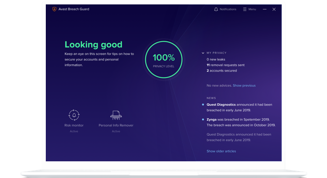 Protect your personal info from breaches | Avast BreachGuard